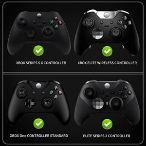 RALAN 16 in 1 Replacement Accessories Kit compatible with Xbox One S/X,Xbox Series S/X,Xbox Elite Controller Series 1/2 - 4 Thumbsticks Replacement with 12 Swap Joysticks