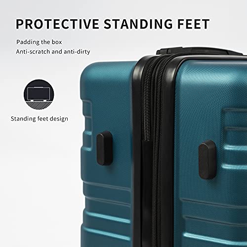 Merax Luggage Sets 3 piece Carry on Luggage Suitcase Sets of 3, Hard Case Luggage Sets Clearance Expandable