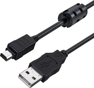 camulti cb-usb5 cb-usb6 12pin camera usb data cord cable for olympus sz-10 sz-11 sz-14