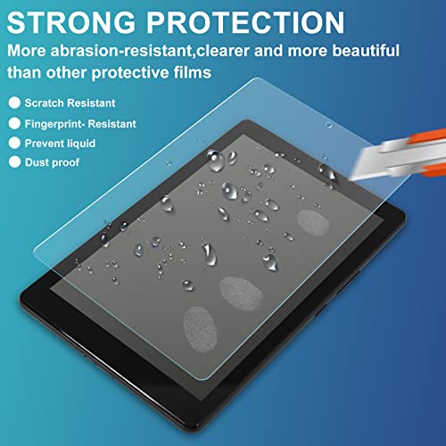 [2-Pack] DMLuna Screen Protector for TCL Tab 8 LE 8" Tablet (Model: 9137W) 2023 Release, (Not Fit TCL Tab 8 Model: 9038S), HD Tempered Glass Anti-Fingerprints Bubble-Free Easy Installation 9H Hardness