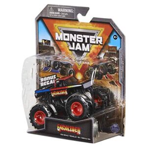 Monster Jam 2022 Spin Master 1:64 Diecast Truck with Bonus Accessory: Arena Favorites Excaliber