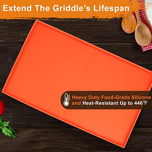 HEYYUMI Griddle Mat for 36" Blackstone Grill,36 Inch Heavy Duty Food Grade Silicone Grill Cover Mat Top Cover,Protect Your Grill from Rodents, Insects, Debris and Rust,Reusable BBQ Grill Mat