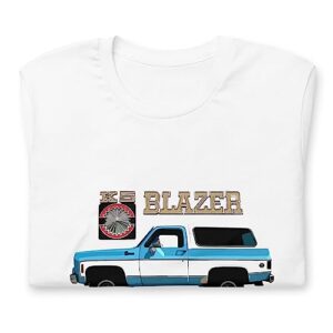 1976 Chevy K5 Blazer Vintage Truck Owner T-Shirt White