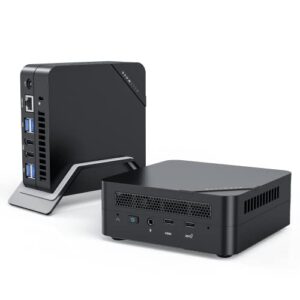 alliwava um690 mini pc amd ryzen 9 6900hx(up to 4.9ghz), radeon 680m graphics,8c/16t micro computer, 32gb ddr5 512gb pcie4.0 ssd, dual hdmi & usb4 video output