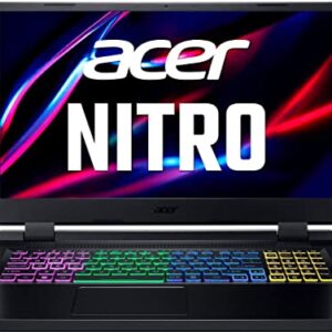 acer Nitro AN517 Gaming Laptop Intel 12th Gen 12 Core i5-12500H (Beats i7-11800H) 16GB 512GB SSD 17.3in Full HD HDMI NVIDIA GeForce RTX 3050 Win 11 (AN517-55- Renewed)