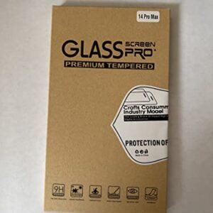 iPhone 14 Pro Max Screen Protector | Glass Screen Pro Premium Tempered | 9H Tempered Glass Screen Protector Clear - 2 Pack