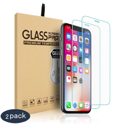 iPhone 14 Pro Max Screen Protector | Glass Screen Pro Premium Tempered | 9H Tempered Glass Screen Protector Clear - 2 Pack