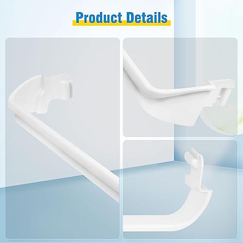 240534701 & 240534901 Refrigerator Shelf Retainer Bar Compatible with Frigidaire, Kenmore Refrigerator Door Shelf Parts,Replaces PS734936 AP3214631 948952 AP3214630 PS734935 948954 AH734935 EA734935