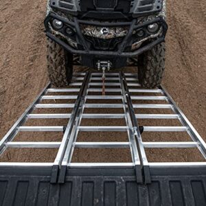 YUTRAX® 78” Tri-Fold Ramp, Aluminum Tri-Fold Ramp, 1750 lb. Capacity, Spans Entire Tailgate, Extended Length for Tall Vehicles, Easy Loading, ATV/UTV Loading