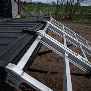 YUTRAX® 78” Tri-Fold Ramp, Aluminum Tri-Fold Ramp, 1750 lb. Capacity, Spans Entire Tailgate, Extended Length for Tall Vehicles, Easy Loading, ATV/UTV Loading