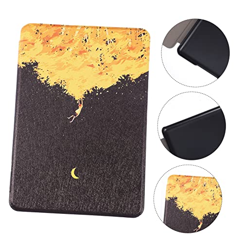 SUPVOX Electrocase Tablet Case Reader Tablet Slab Case 2pcs Auto Wake Case E- Ebook Reader E-Reader E-Reader Case Reader Protection Cap Black Pu Leather Ereader Reader Tablet