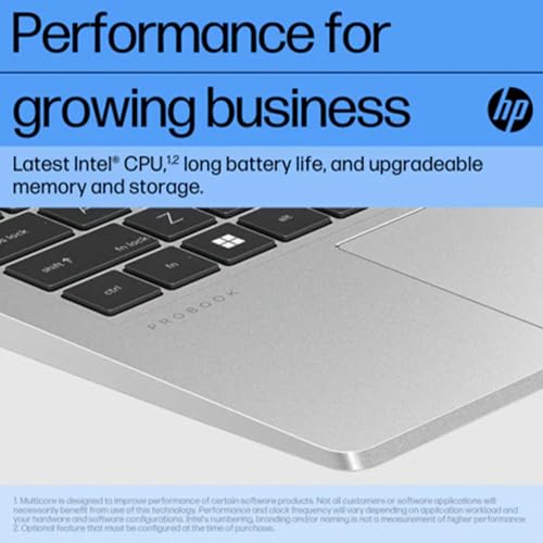 HP 2023 ProBook 450 G9 15.6“ FHD Business Laptop, 13th Gen Intel i5-1335U, 16GB RAM, 512GB PCIe SSD, Webcam, Backlit KB with Numeric keypad, HDMI, Type-C, Wi-Fi 6, Windows 11 Pro