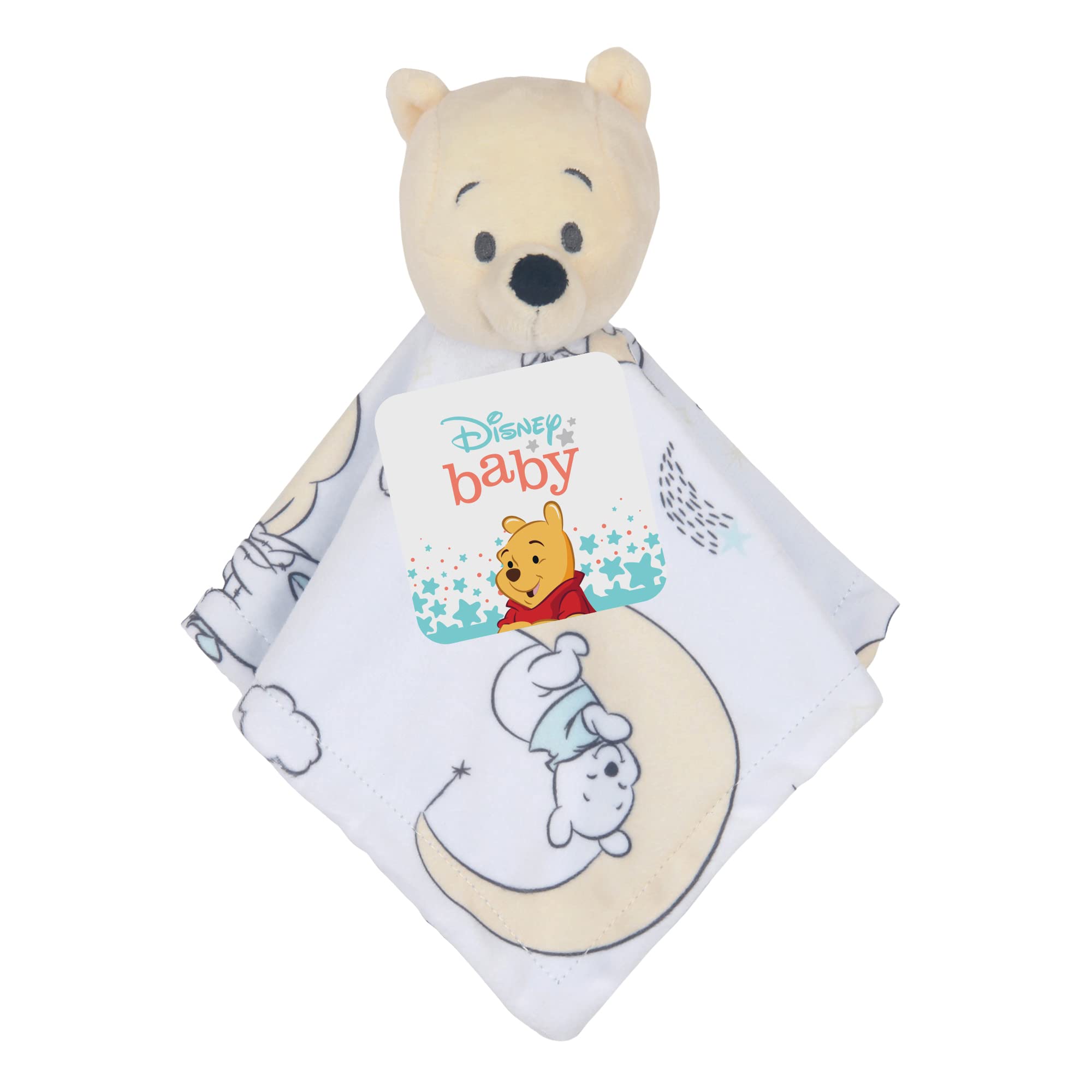 Lambs & Ivy Disney Baby Cozy Friends Winnie The Pooh Security Blanket/Lovey