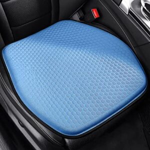 KENNISI Seat Cushion – Non-Slip Orthopedic Gel & Memory Foam Coccyx Cushion for Tailbone Pain – Car Seat Cushion (Blue, 1-pc)