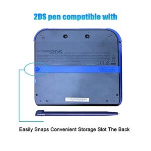 2DS Charger Kit, AC Power Adapter Charger and Stylus Pen for Nintendo 2DS, Wall Travel Charger Power Cord Charging Cable (100-240 v)