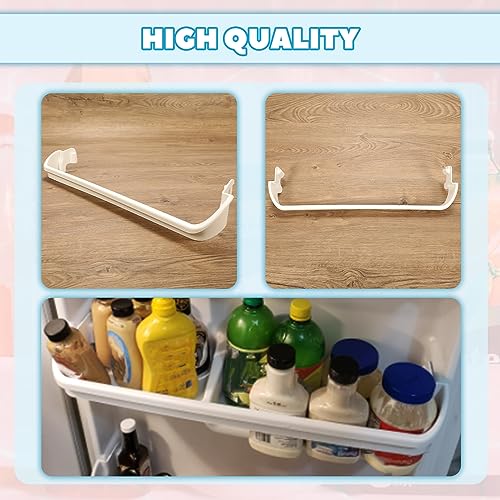 Kojem Refrigerator Door Shelf Compatible with Frigidaire Kenmore Refrigerator Rack Bar Replace for 240534701