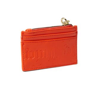 Juicy Couture Pile On Card Case Red Orange One Size