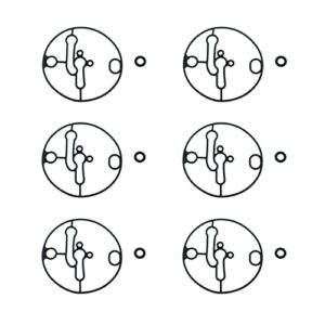 maxmoral 6 sets 695426 float bowl gasket kit for lawn mower