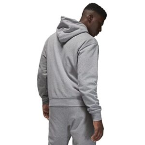 Jordan Flight Fleece Men's Pullover Hoodie Size - Large Heather Grey