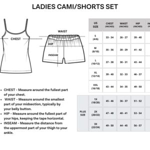 3 Pack: Womens Cami PJ Top and Shorts Pajama Sets Short Pajamas Women PJs Sleepwear Sexy Two Piece Lingerie Lounge Plaid Silk Tank Cute Matching Soft Satin Night Wear Womans Loungewear - Set 3, M