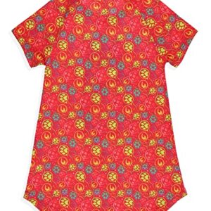 INTIMO Miraculous: Tales of Ladybug & Cat Noir Girls' Nightgown Sleep Pajama Shirt (4/5)