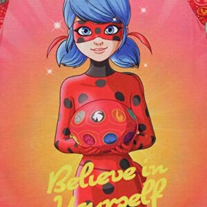 INTIMO Miraculous: Tales of Ladybug & Cat Noir Girls' Nightgown Sleep Pajama Shirt (4/5)