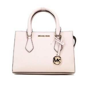 Michael Kors Sheila Small Non-Leather Vegan Satchel (Powder Blush)