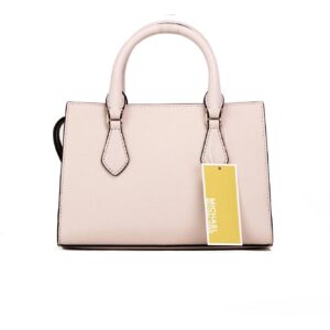 Michael Kors Sheila Small Non-Leather Vegan Satchel (Powder Blush)