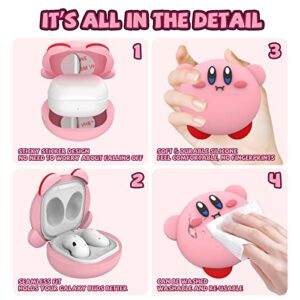 [2Pack] Cute Cover for Galaxy Buds pro 2 case/Galaxy Buds 2 case/Galaxy Buds pro case/Galaxy Buds Live case,3D Cartoon Anime Silicone Protective Cover for Samsung Earbuds Case