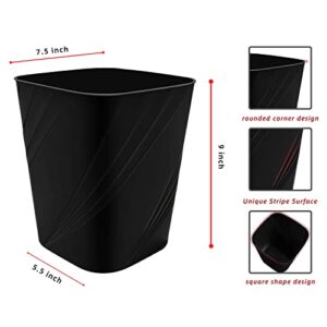 Freetex 1.6 Gallon Small Trash Can Wastebasket Recycling Bin Garbage Container Basket for Kitchen Office Bathroom