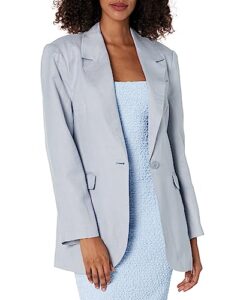 astr the label women's laudine blazer, slate blue, medium