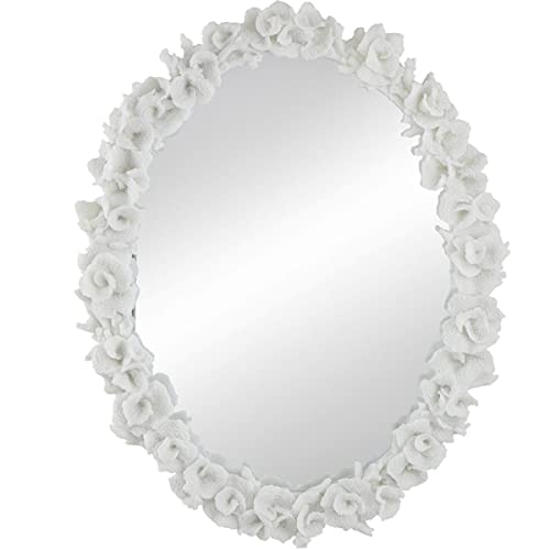 A&B Home Coral Mirror - 27.5" W x 3" L x 35.5" H - White