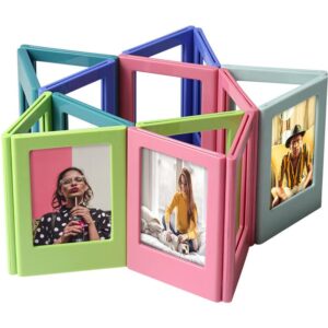 Orga'Neat Magnetic Photo Frames Fridge for Polaroid Fujifilm Instax Mini, 3.5"*2.5" Refrigerator Magnets Picture Frame -8 Pack