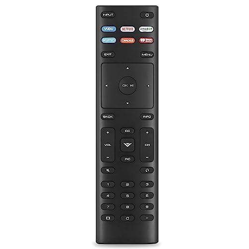 XRT136 Replace Remote Control fit for VIZIO Smart TV D50x-G9 D65x-G4 D55x-G1 D40f-G9 D43f-F1 D70-F3 V505-G9 D32h-F1 D24h-G9 E70-F3 D43-F1 V705-G3 P75-F1 D55x-G1 V405-G9 E75-F2 D32f-F1 D24f-F1