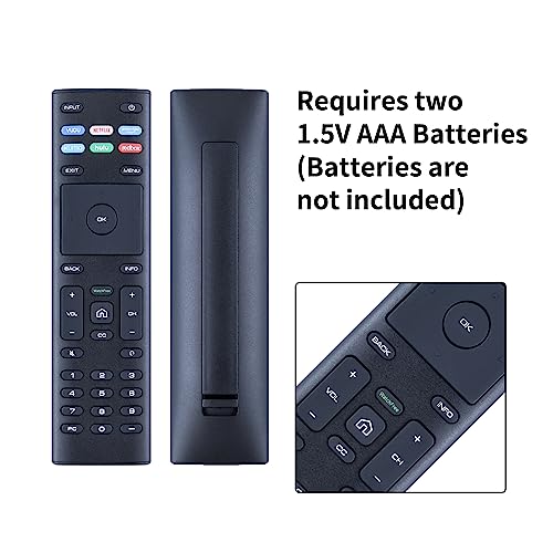 XRT136 Replace Remote Control fit for VIZIO Smart TV D50x-G9 D65x-G4 D55x-G1 D40f-G9 D43f-F1 D70-F3 V505-G9 D32h-F1 D24h-G9 E70-F3 D43-F1 V705-G3 P75-F1 D55x-G1 V405-G9 E75-F2 D32f-F1 D24f-F1