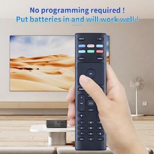 XRT136 Replace Remote Control fit for VIZIO Smart TV D50x-G9 D65x-G4 D55x-G1 D40f-G9 D43f-F1 D70-F3 V505-G9 D32h-F1 D24h-G9 E70-F3 D43-F1 V705-G3 P75-F1 D55x-G1 V405-G9 E75-F2 D32f-F1 D24f-F1