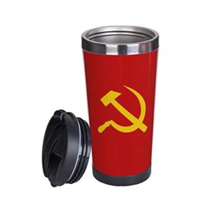 BDRAW Ussr-Hammer-And-Sickle Coffee Mug Coffee Cup Double Insulated Stainless Steel Insulation Coffee Cup