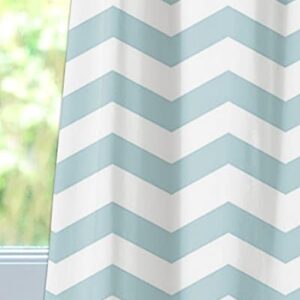 Artwork Store Valances Windows Curtain Gray and Teal Chevron Zig Zag Dachshund Kitchen Valances Rod Pocket Window Treatment Short Curtains Valance for Window 1 Panel,42 by 18 inches