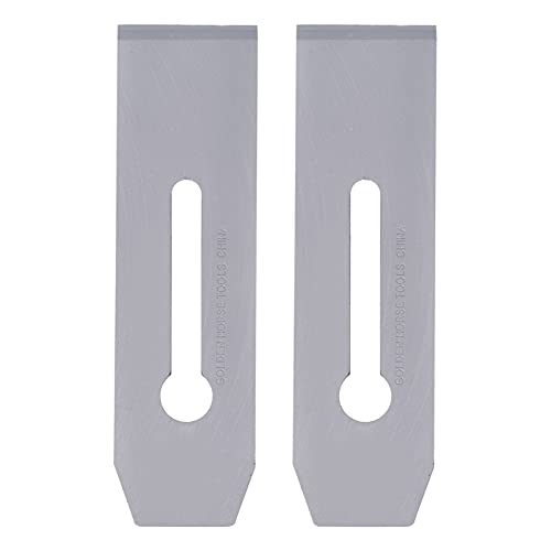 2Pcs High Speed Steel Planer Blades, 51mm Woodworking Planing Cutter Wood Plainer Power Tools for Woodworking Handwork