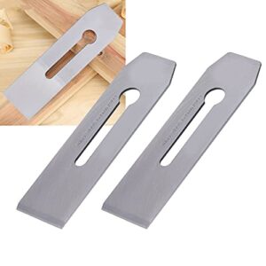 2Pcs High Speed Steel Planer Blades, 51mm Woodworking Planing Cutter Wood Plainer Power Tools for Woodworking Handwork