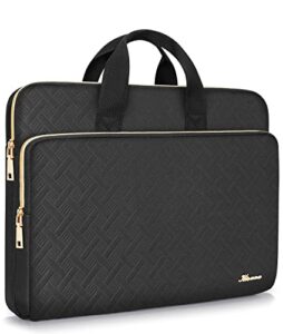 kizuna laptop sleeve case 14 inch computer carrying handbag for 15" macbook air m2 2023/lenovo flex 14/ideapad flex 5/15.4 macbook pro/hp elitebook 840 g5/hp pro 14 g3/dell latitude/surface laptop 3