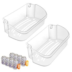 2-pack upgraded 240356402 refrigerator door bin replacement part, compatible with frigidaire refrigerator door shelf parts ffss2615te0 lfss2612tf0 lfss2612te0 ap2549958 fghs2631pf4a door shelf shelves