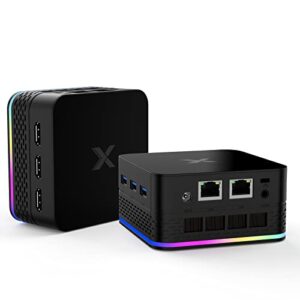 2023 new mini pc 16gb ddr5 512gb m.2 ssd windows 11 pro intel alder lake n95(up to 3.4ghz) 4-core cpu mini desktop computer support rgb light hdmi 4k 2.4g/5g wifi bluetooth 4.2 gigabit ethernet