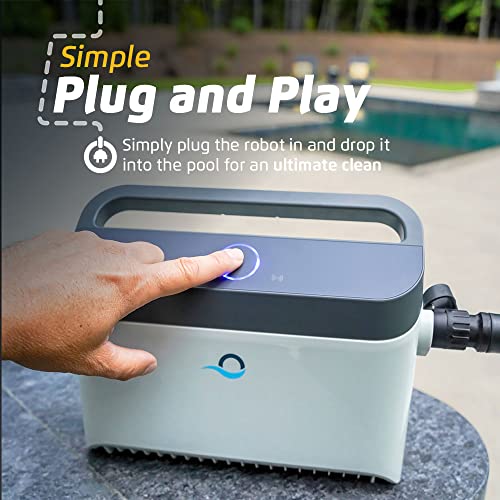 Dolphin Nautilus CC Plus Robotic Pool Vacuum Cleaner with Wi-Fi Control — Included Universal Caddy and Classic Caddy Cover — Ideal for Above/In-Ground Pools up to 50 FT in Length