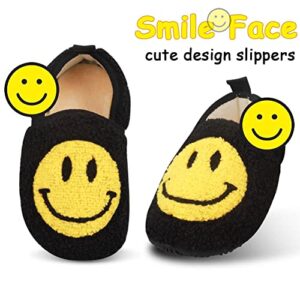 metricfalcon Smile Face Slippers Kids Girls Slippers for Kids Boys Soft Lightweight Cozy Indoor and Outdoor