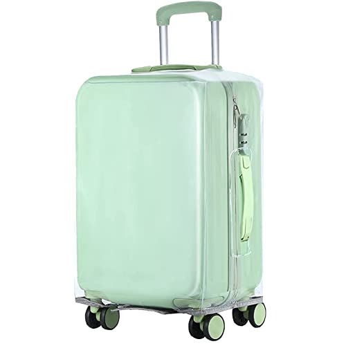 Mannikesi Luggage Cover Clear PVC Suitcase Covers Luggage Cover Protectors for Wheeled Suitcase (30 inch)