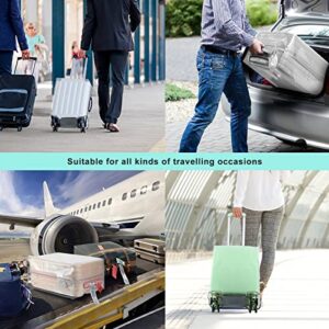 Mannikesi Luggage Cover Clear PVC Suitcase Covers Luggage Cover Protectors for Wheeled Suitcase (30 inch)