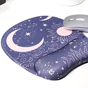 Mouse Pads with Silicone Gel Wrist Rest Gaming Mousepads 2 Way Skin,Anime Mouse Pad with Wrist Support