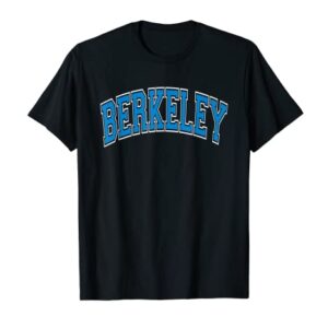 Berkeley Varsity Style Blue Text T-Shirt