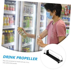 Garneck Propeller Beverage Organizer for Fridge Tool Tray Organizer Magnetic Shelf for Refrigerator Drink Holder Self Pushing Drink Organizer Fridge Drink Organizer Pusher Drink Propeller